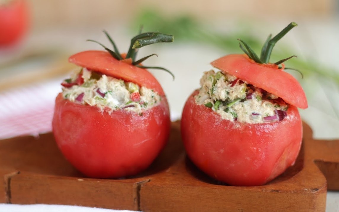TOMATE RELLENOS - Cocina Chilena
