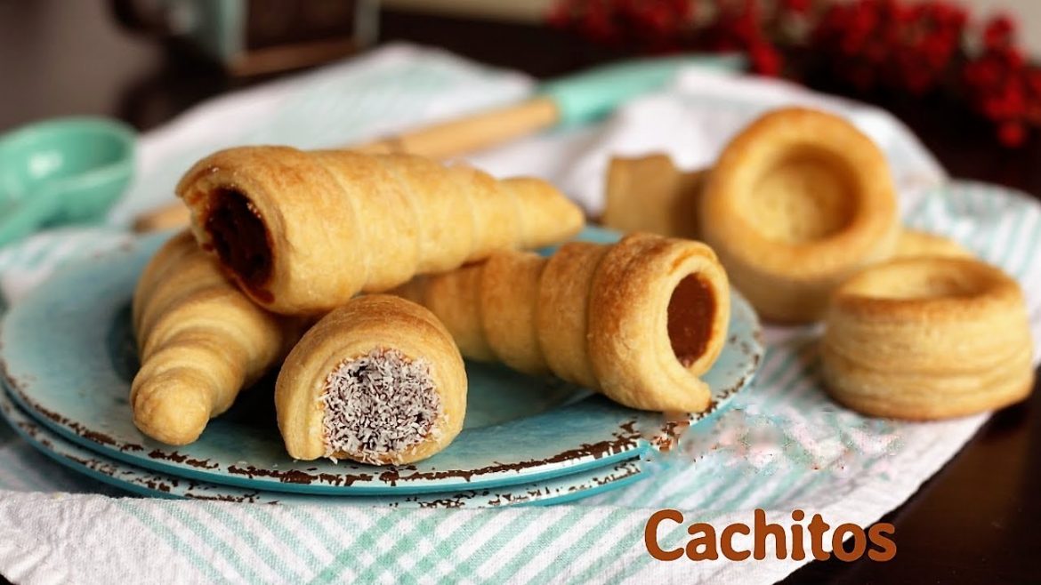 CACHITOS RELLENOS CON MANJAR - Cocina Chilena