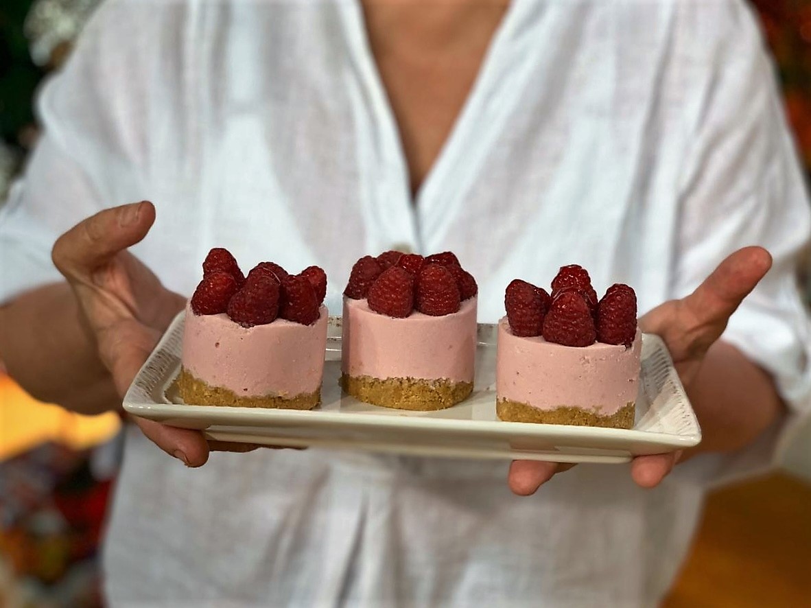 CHEESECAKE FRIÓ DE FRAMBUESAS - Cocina Chilena